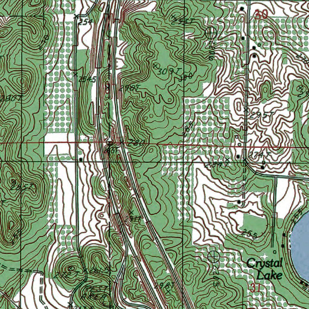 MI-Mears: Authoritative US Topos 1983 Map by Western Michigan ...