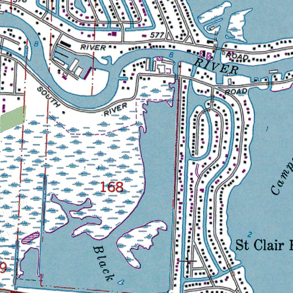 MI-Mt Clemens East: Authoritative US Topos 1968 Map by Western Michigan ...