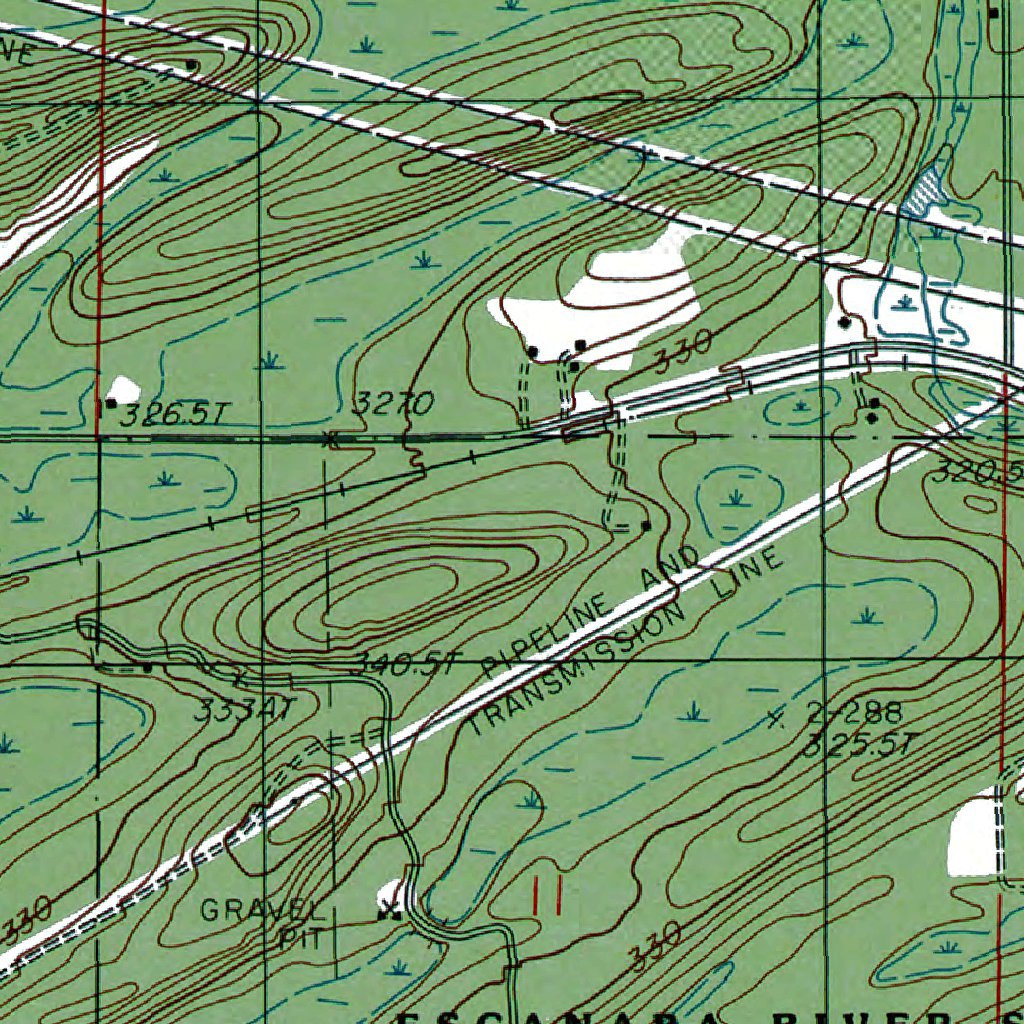 MI-Northland: Authoritative US Topos 1986 Map by Western Michigan ...