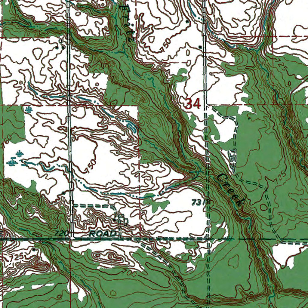 MI-Omer SW: Authoritative US Topos 1968 Map by Western Michigan ...