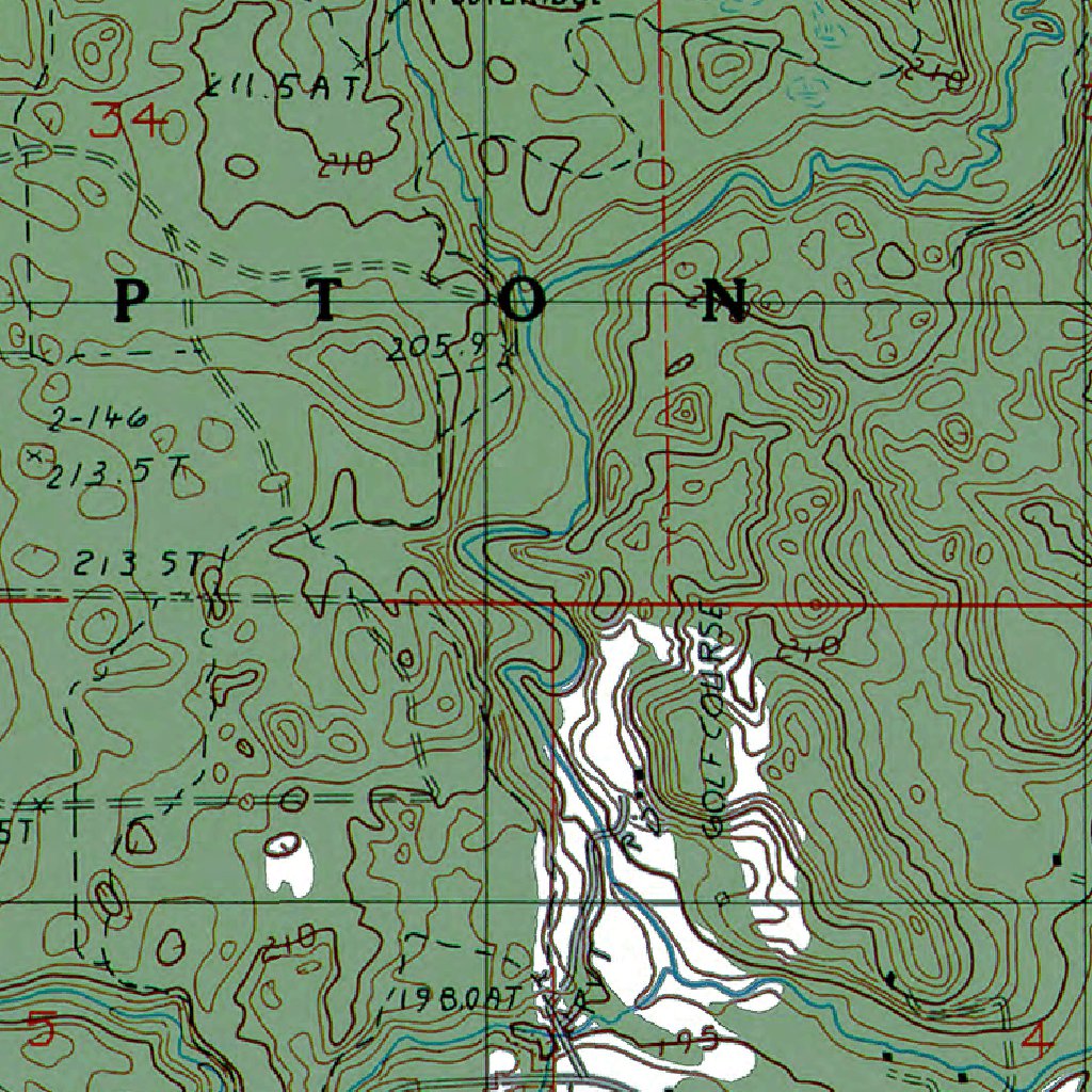 MI-Perkins: Authoritative US Topos 1985 Map by Western Michigan ...