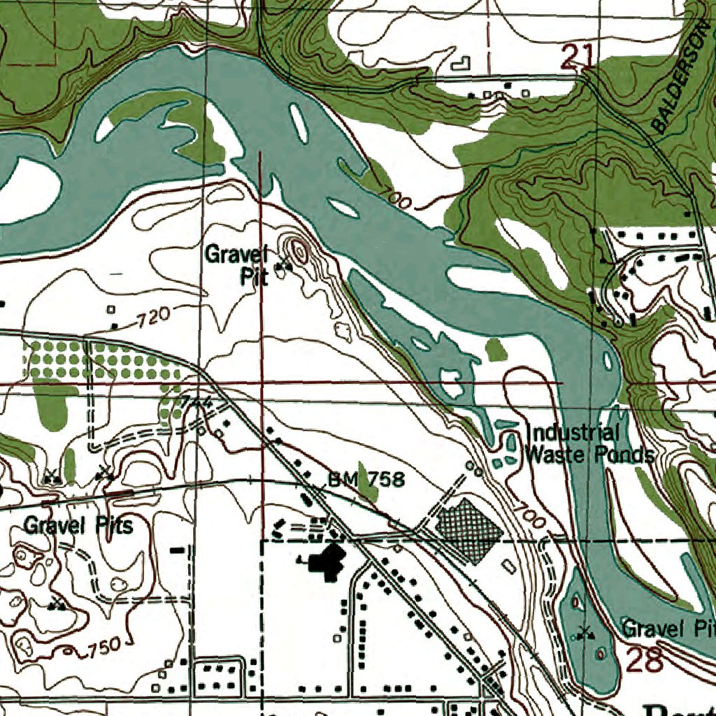 MI-Portland North: Authoritative US Topos 1978 Map by Western Michigan ...