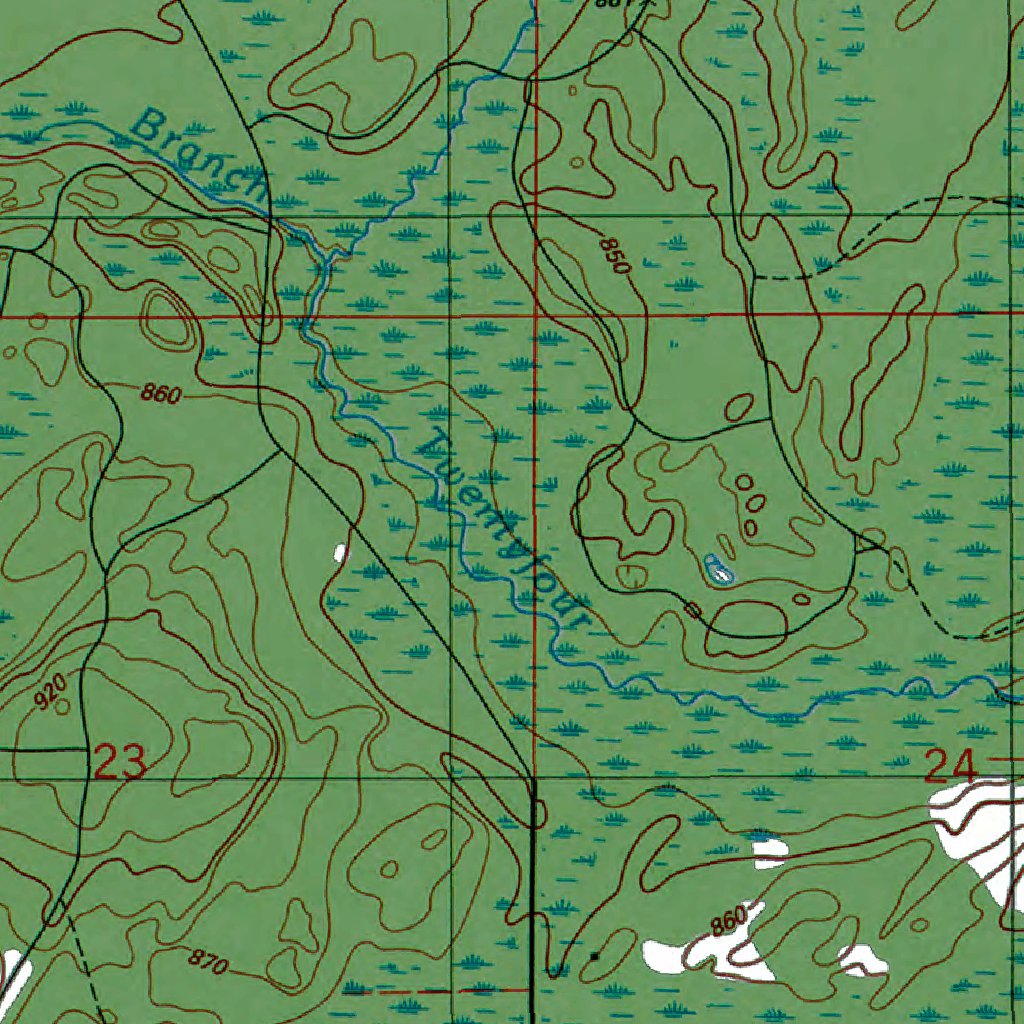 MI-Schaffer: Authoritative US Topos 1989 Map by Western Michigan ...