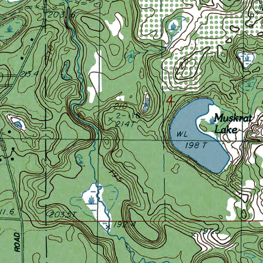 MI-Wolf Lake: Authoritative US Topos 1985 Map by Western Michigan ...