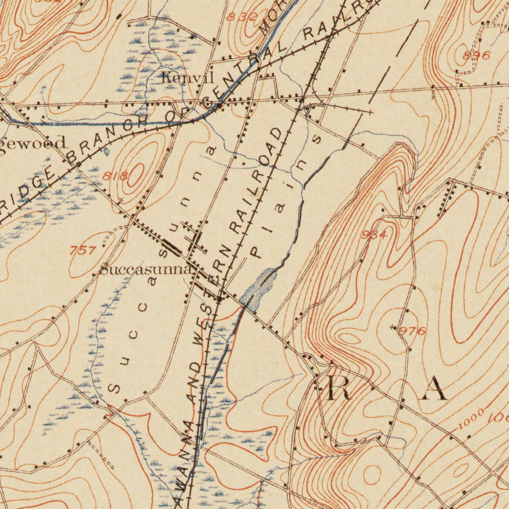 NJ-Lake Hopatcong: Authoritative US Topos Historic 1905 Map by Western ...