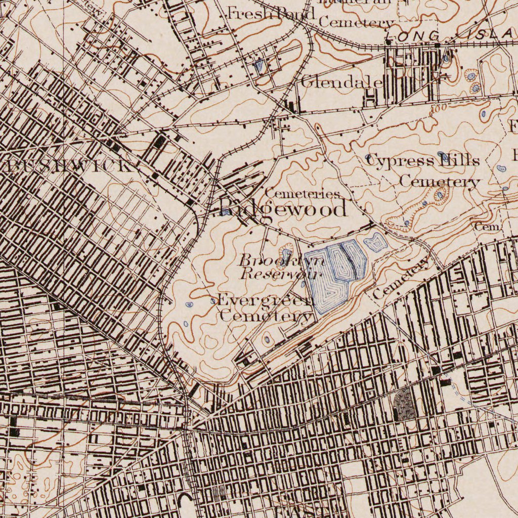 NY-Brooklyn: Authoritative US Topos Historic 1900 Map by Western ...