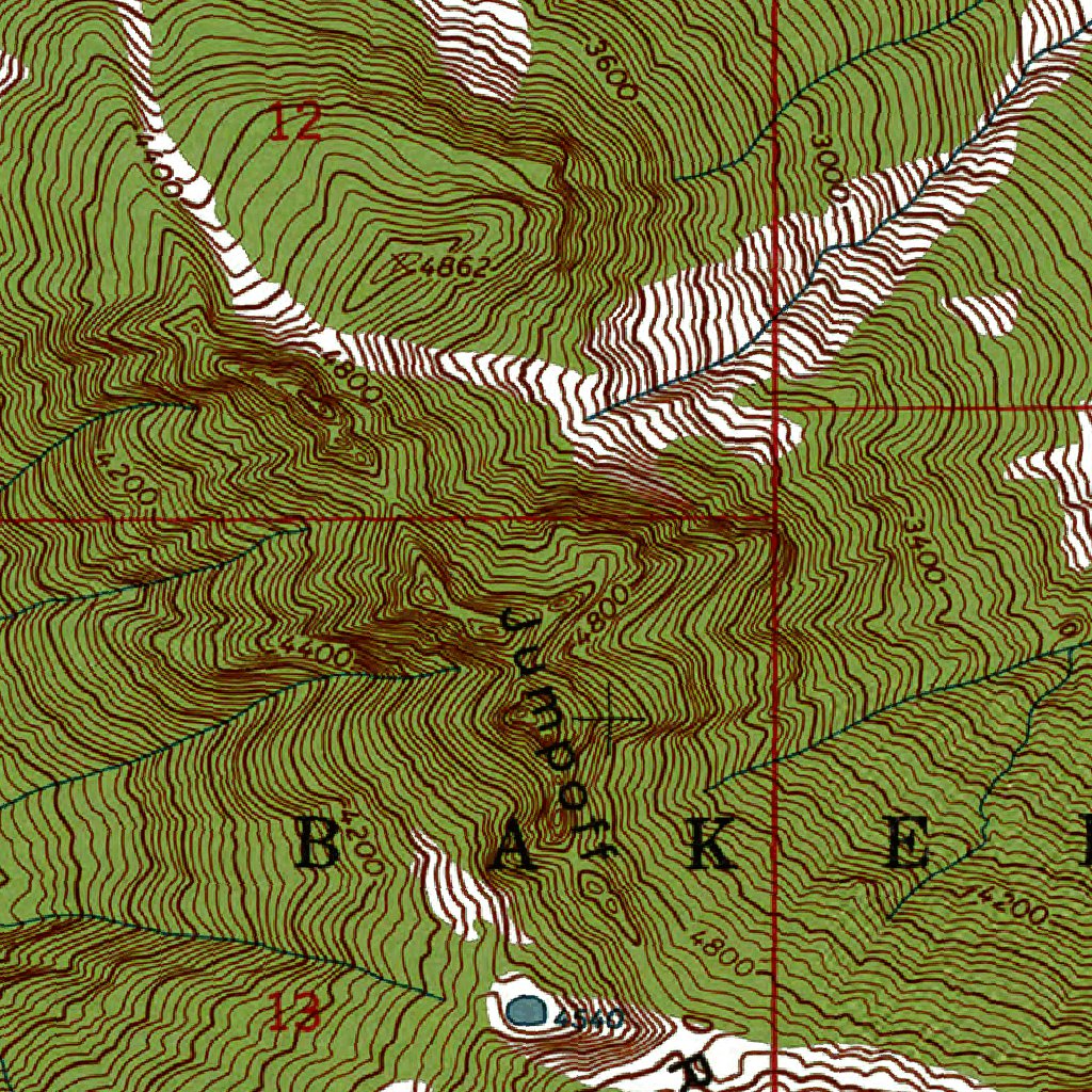 WA-Baring: Authoritative US Topos 1965 Map by Western Michigan ...