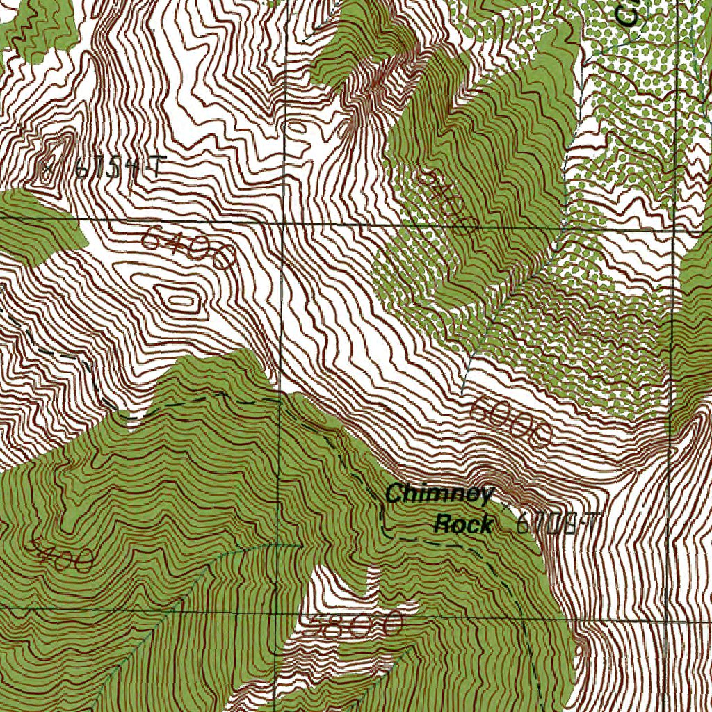 WA-Old Snowy Mnt: Authoritative US Topos 1988 Map by Western Michigan ...