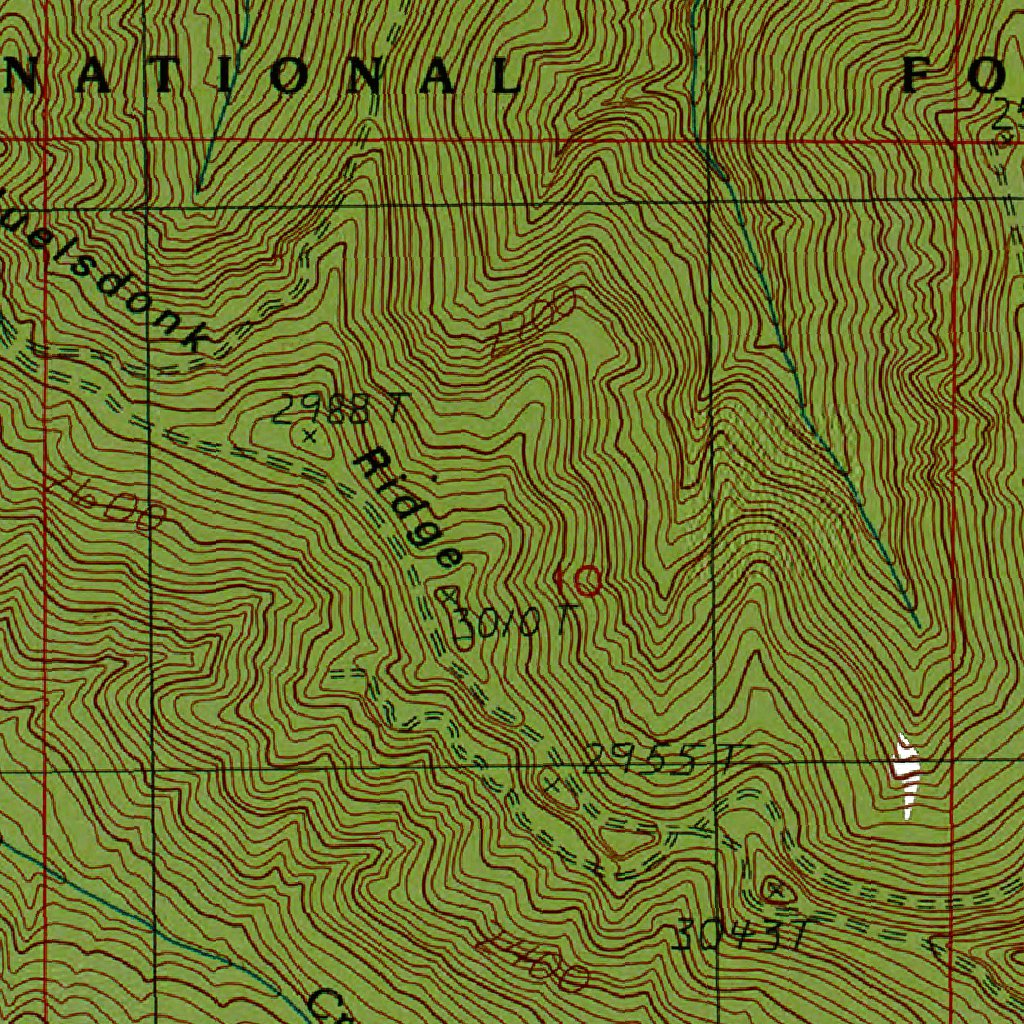 WA-Owl Mountain: Authoritative US Topos 1990 Map by Western Michigan ...