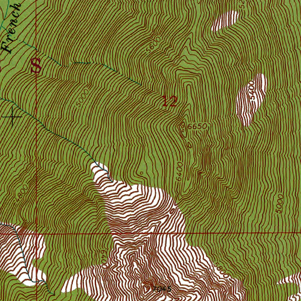 WA-The Cradle: Authoritative US Topos 1965 Map by Western Michigan ...