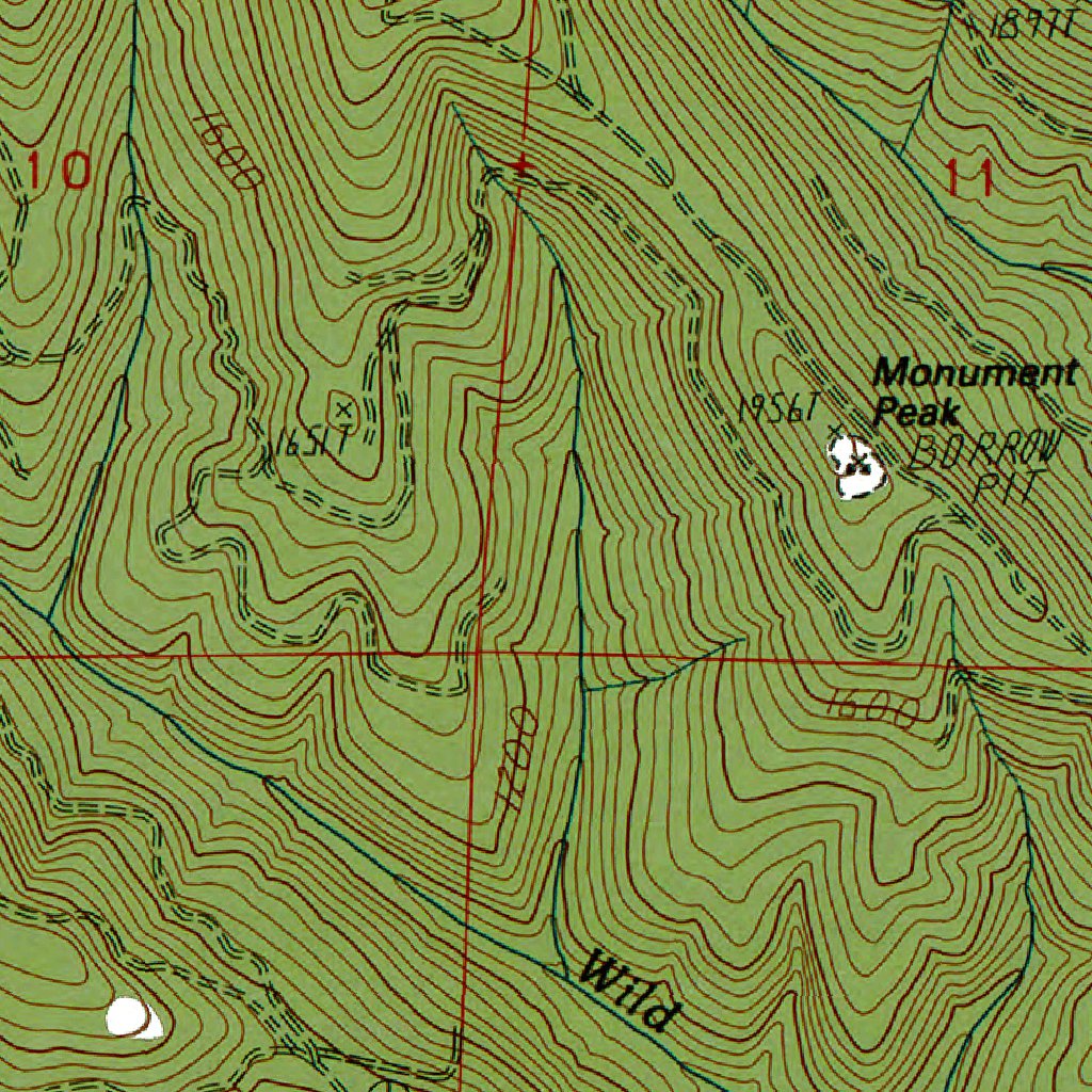 WA-Woolford Creek: Authoritative US Topos 1985 Map by Western Michigan ...