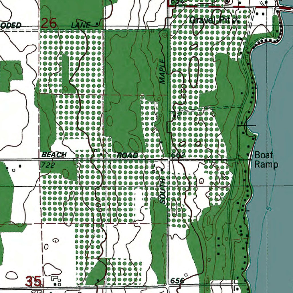WI-Baileys Harbor West: Authoritative US Topos 1982 Map by Western ...