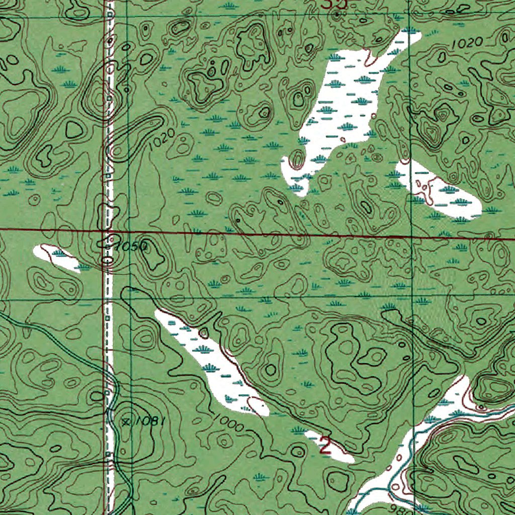 WI-Pembine: Authoritative US Topos 1982 Map by Western Michigan ...