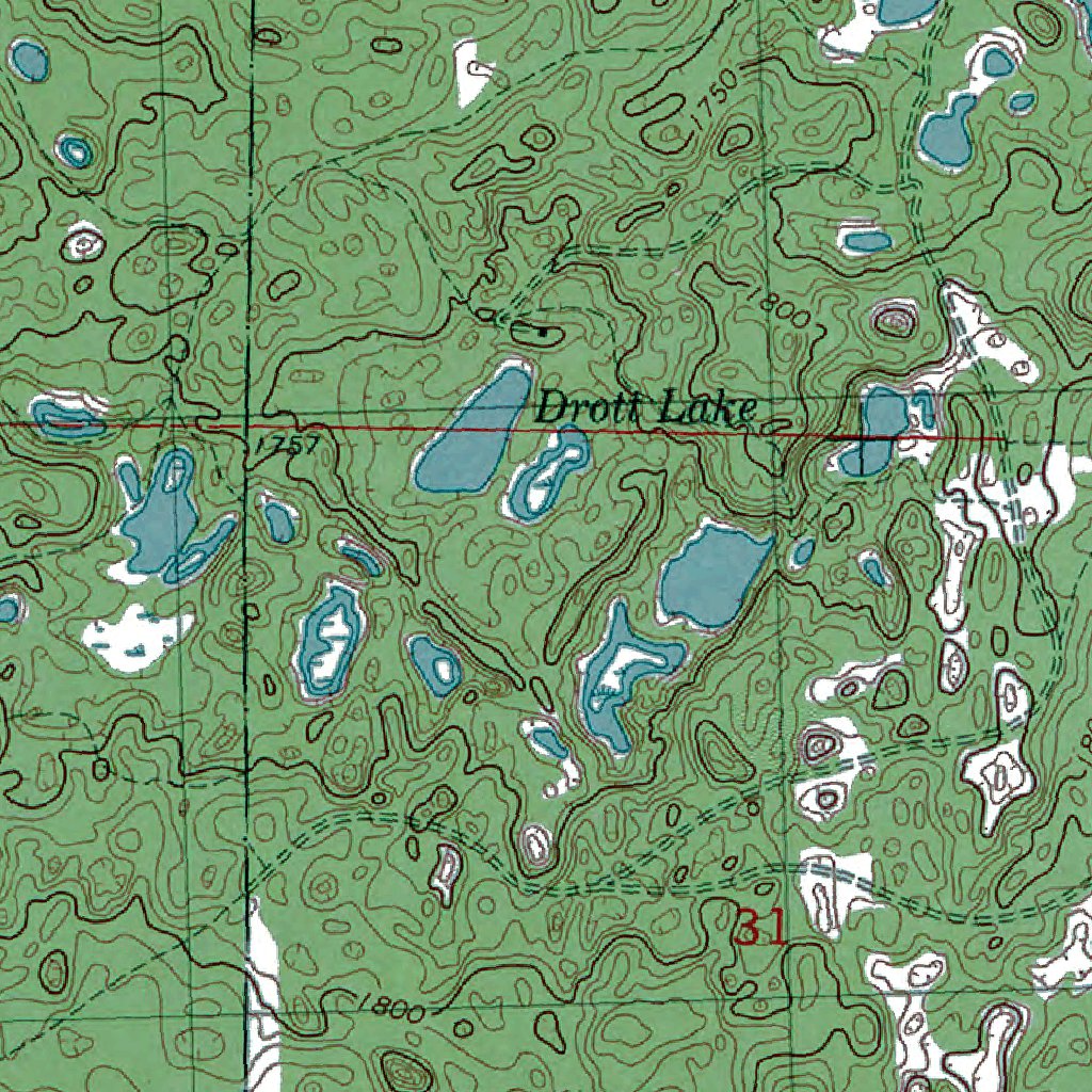 WI-Star Lake: Authoritative US Topos 1982 Map by Western Michigan ...