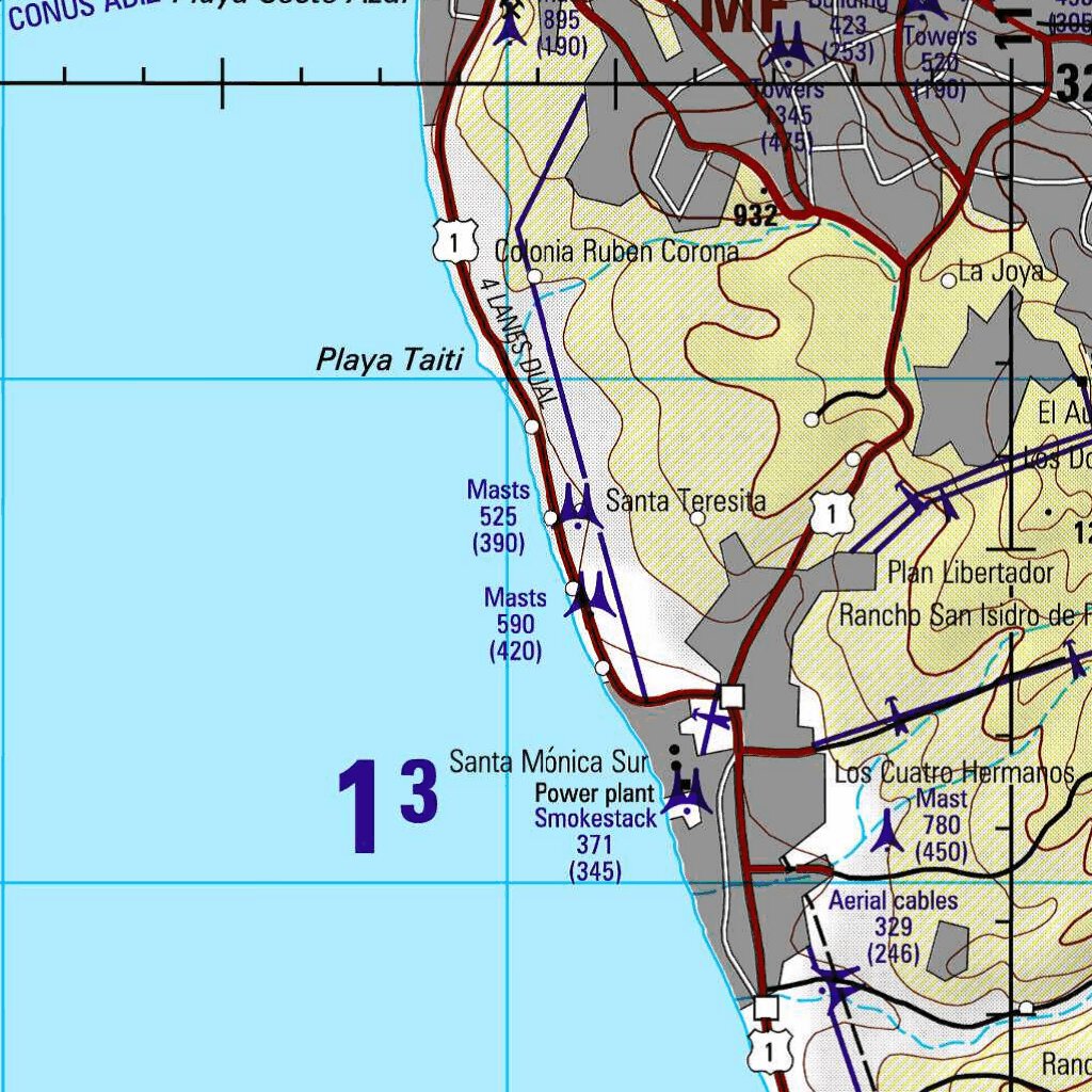 San Diego, 2001, 3rd edition of JOG Air NI-11-11 at 250000 scale Map by ...