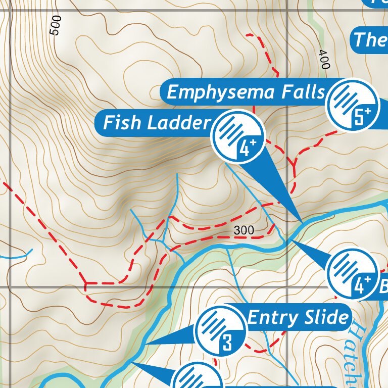 Seven Creeks - Whitewater Kayaking Map by WHCC and MUMC | Avenza Maps