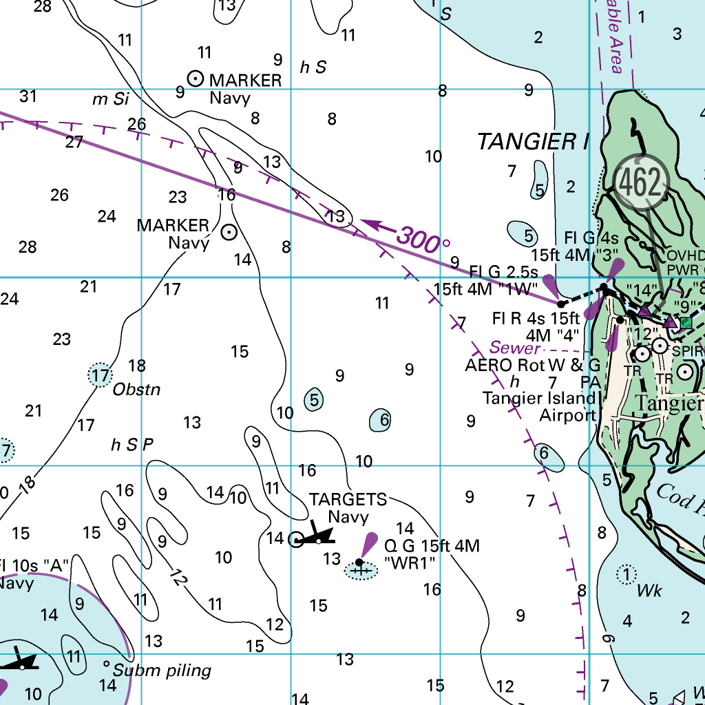 Chesapeake Bay: Windmill Point to Smith Point and Tangier Island Map by ...