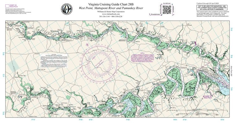 York River: West Point, Mattaponi River and Pamunkey River Map by ...