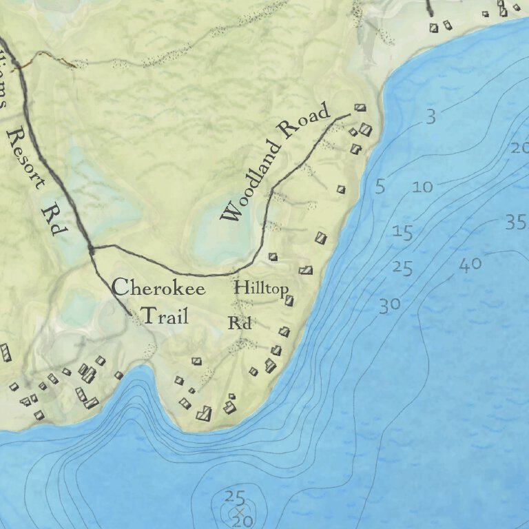 Grindstone Lake, Sawyer County, Wisconsin Map by WisCartography ...