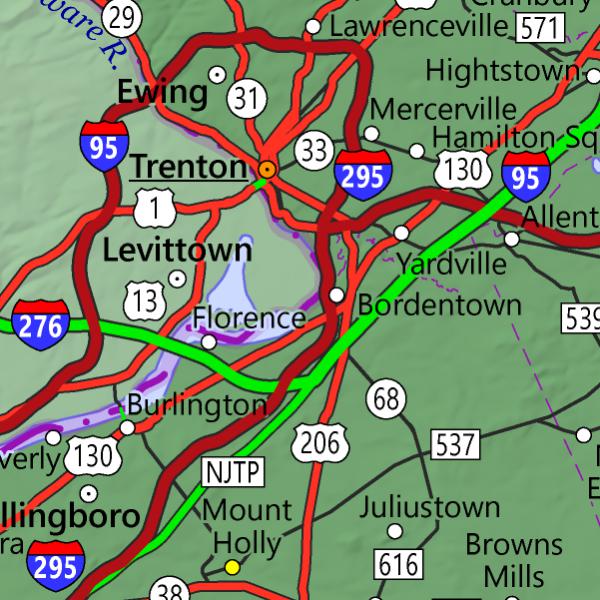 New Jersey Highway Map by World Sites Atlas | Avenza Maps