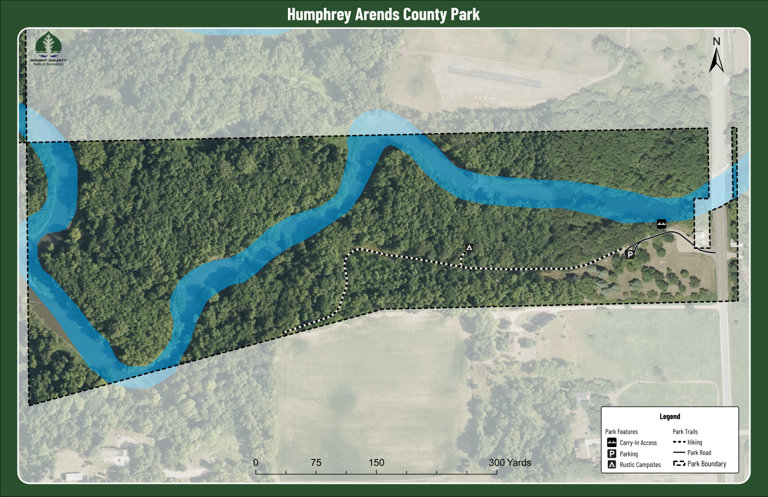 Humphrey Arends County Park Map by Wright County Parks and Recreation ...