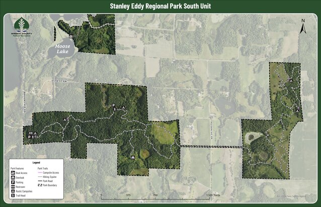 Stanley Eddy Regional Park (South Unit) Map by Wright County Parks and ...