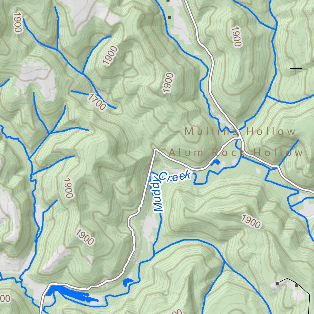 Asbury Quad Topo - WVDNR Map by WV Division of Natural Resources ...