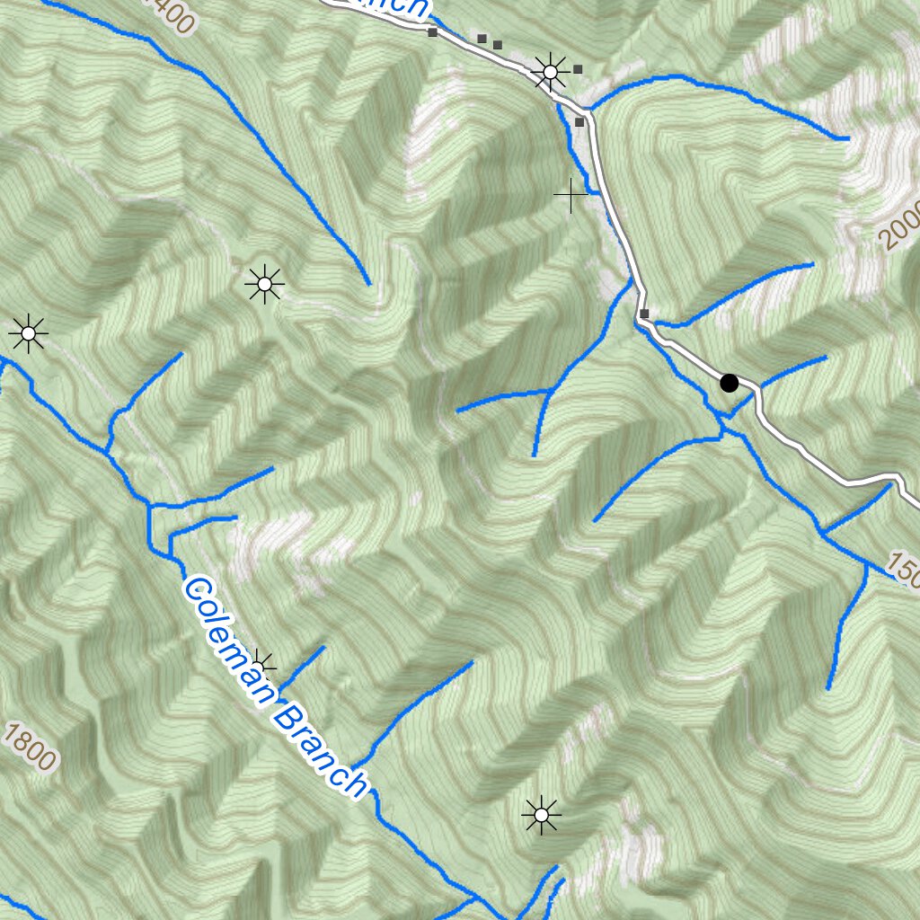Beckwith Quad Topo - WVDNR Map by WV Division of Natural Resources ...