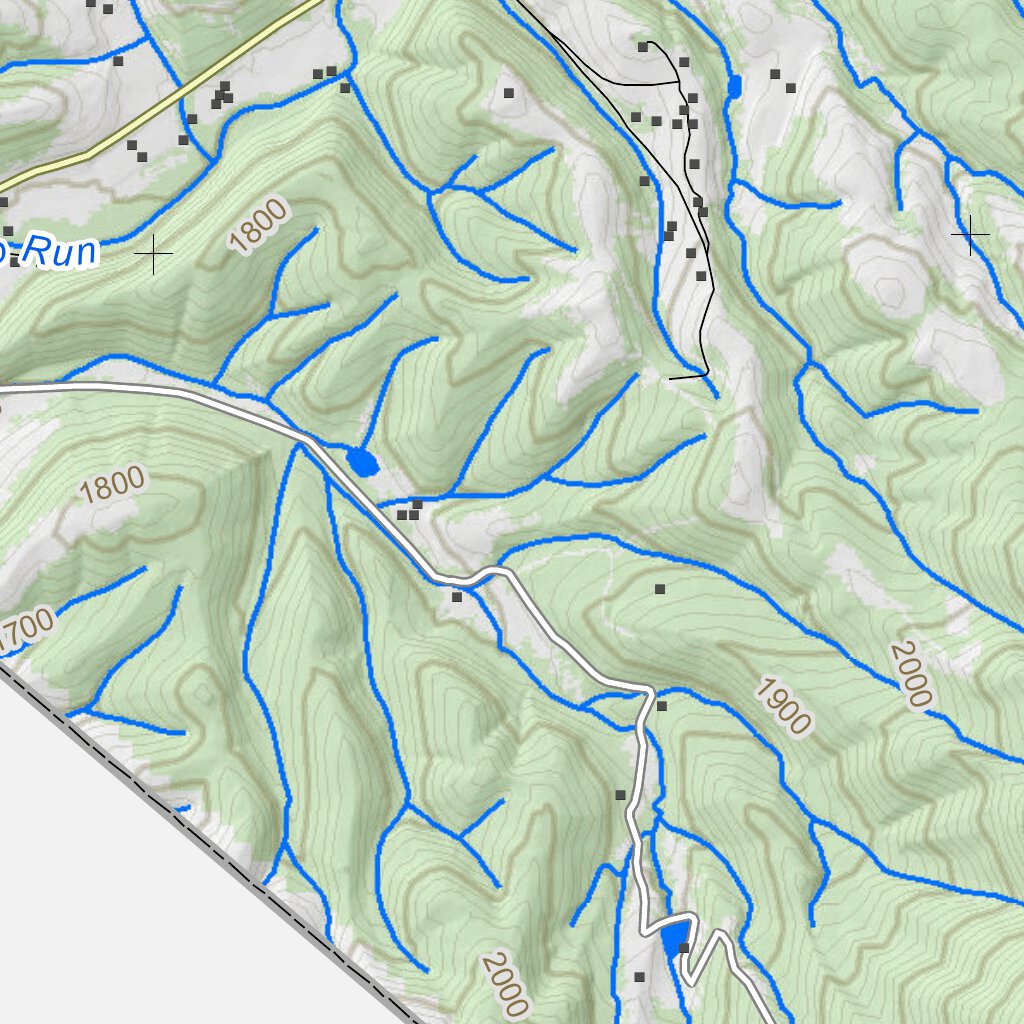 Bergton Quad Topo - WVDNR Map by WV Division of Natural Resources ...