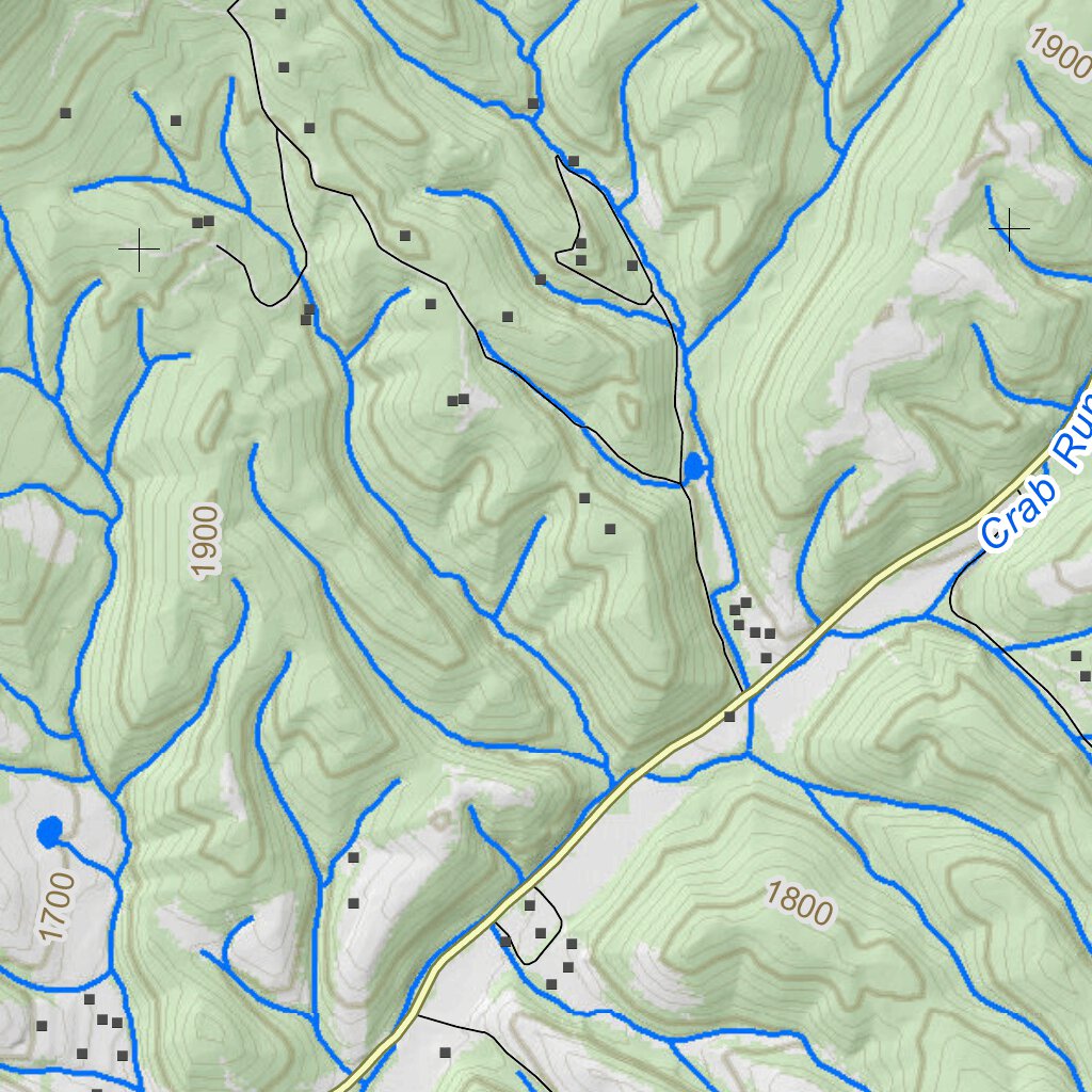 Bergton Quad Topo - WVDNR Map by WV Division of Natural Resources ...