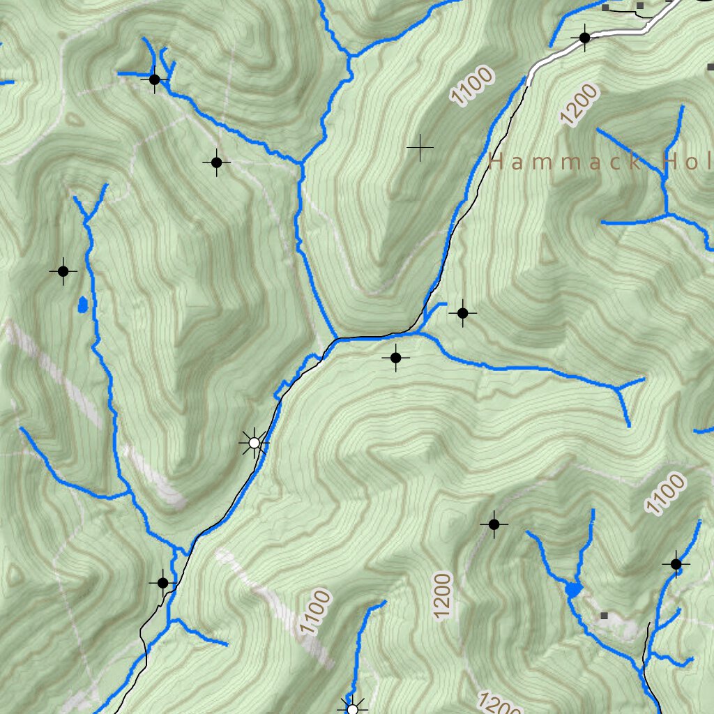 Big Chimney Quad Topo - WVDNR Map by WV Division of Natural Resources ...