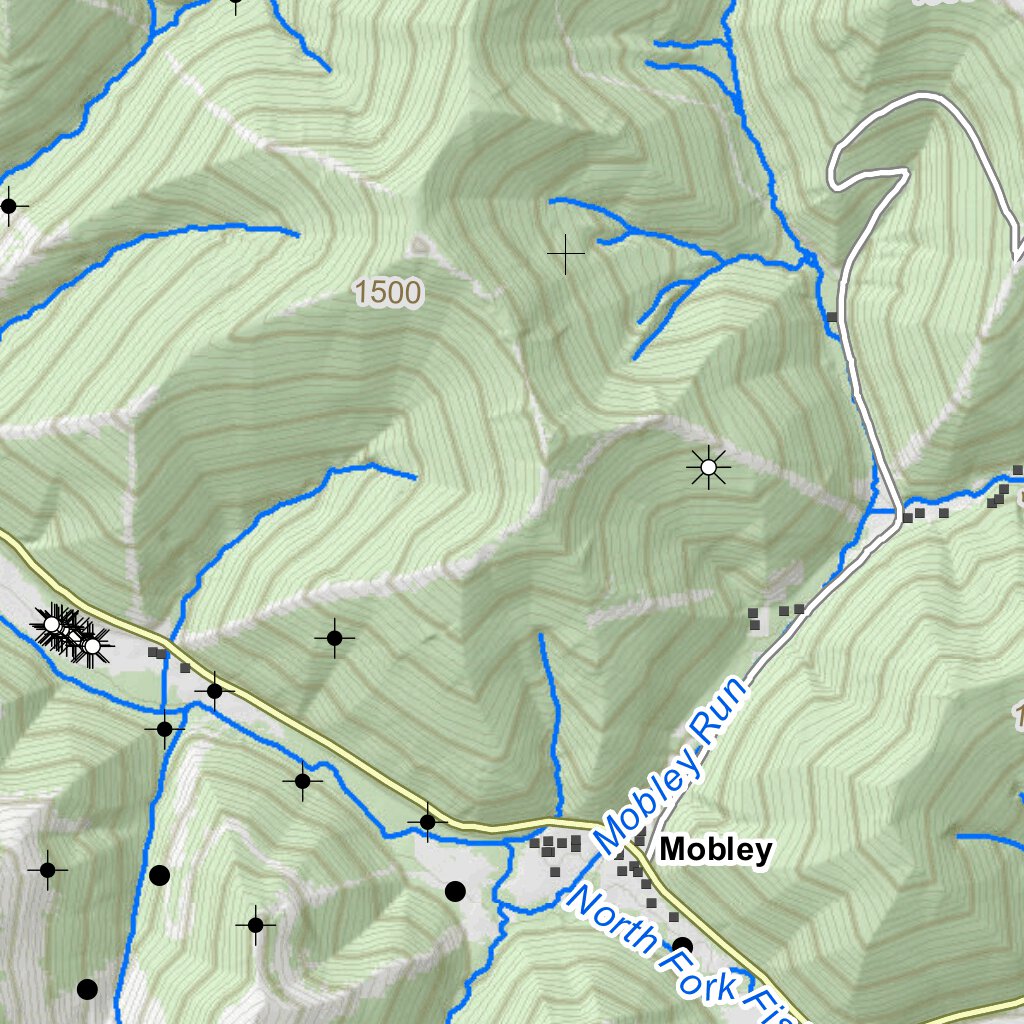 Big Run Quad Topo - WVDNR Map by WV Division of Natural Resources ...
