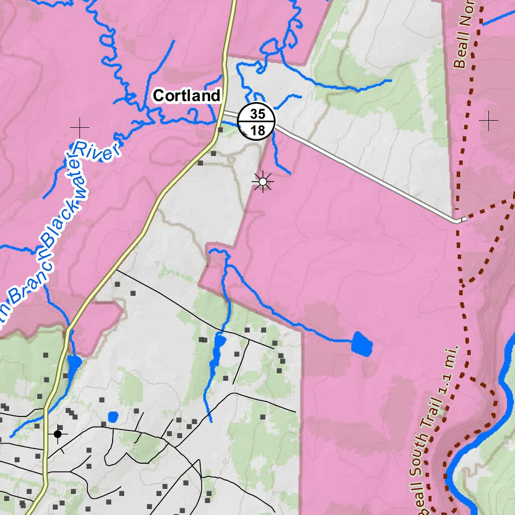 Blackwater Falls Quad Topo - WVDNR Map by WV Division of Natural ...