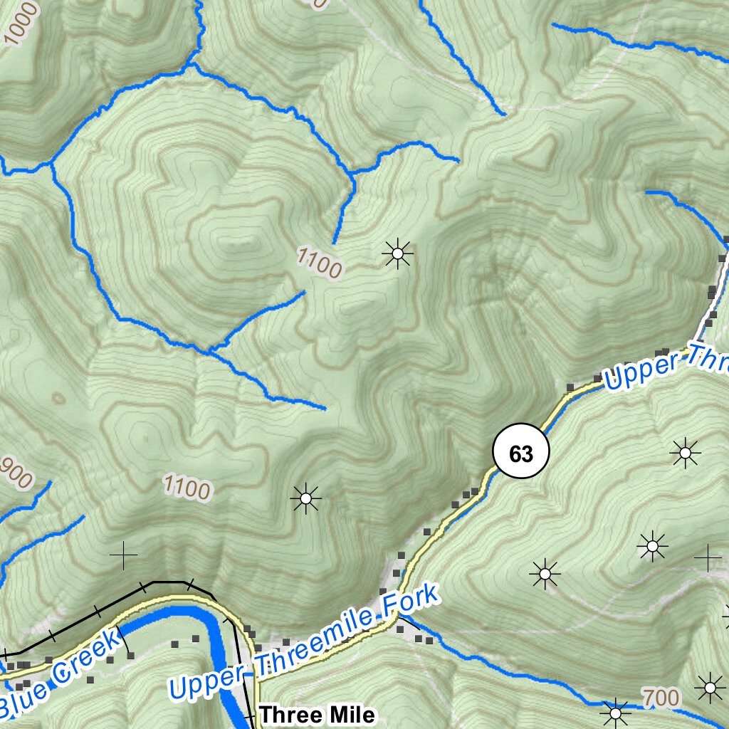 Blue Creek Quad Topo - WVDNR Map by WV Division of Natural Resources ...