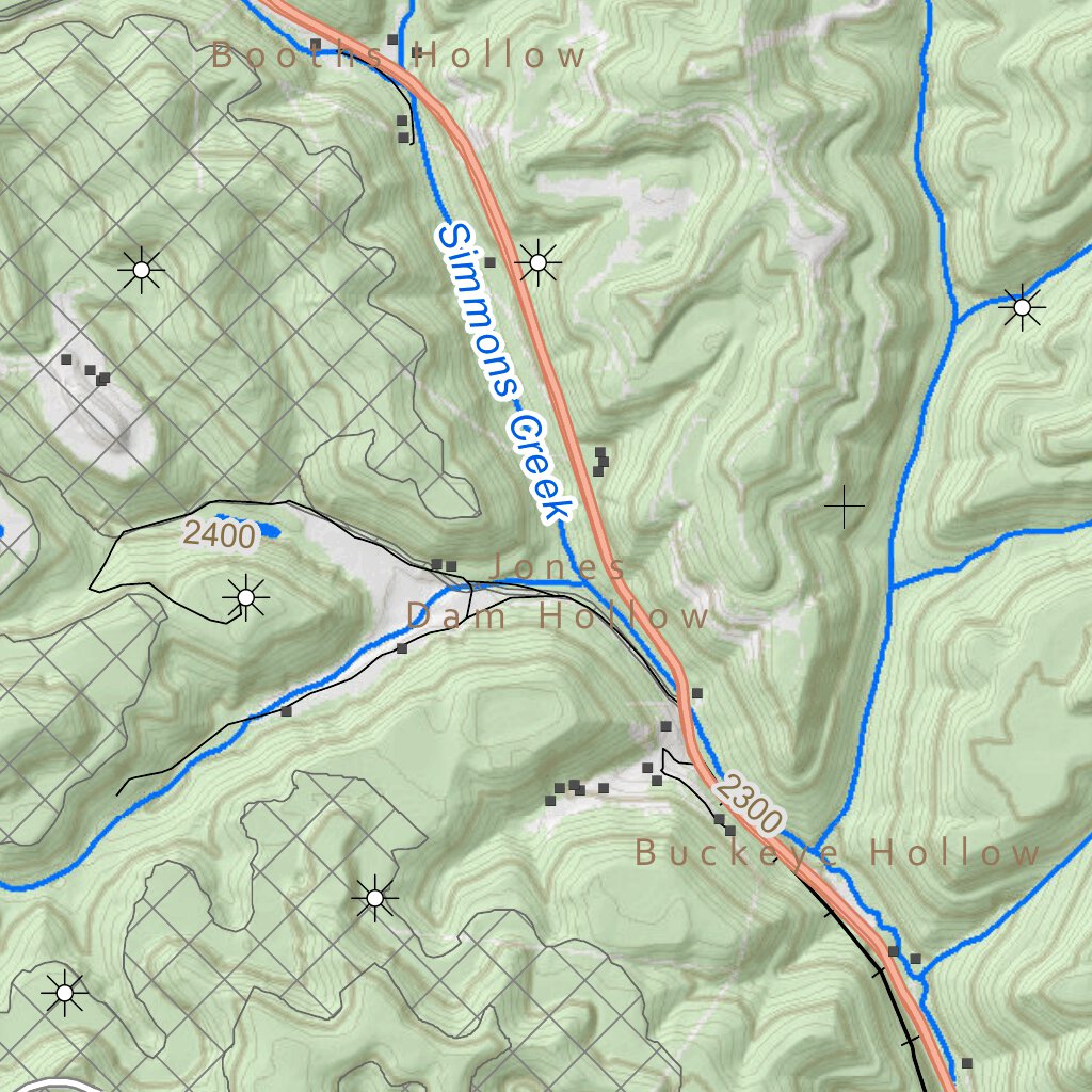 Bramwell Quad Topo - WVDNR Map by WV Division of Natural Resources ...