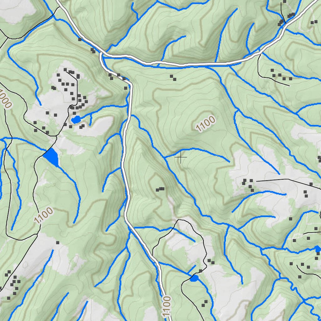 Capon Springs Quad Topo - WVDNR Map by WV Division of Natural Resources ...