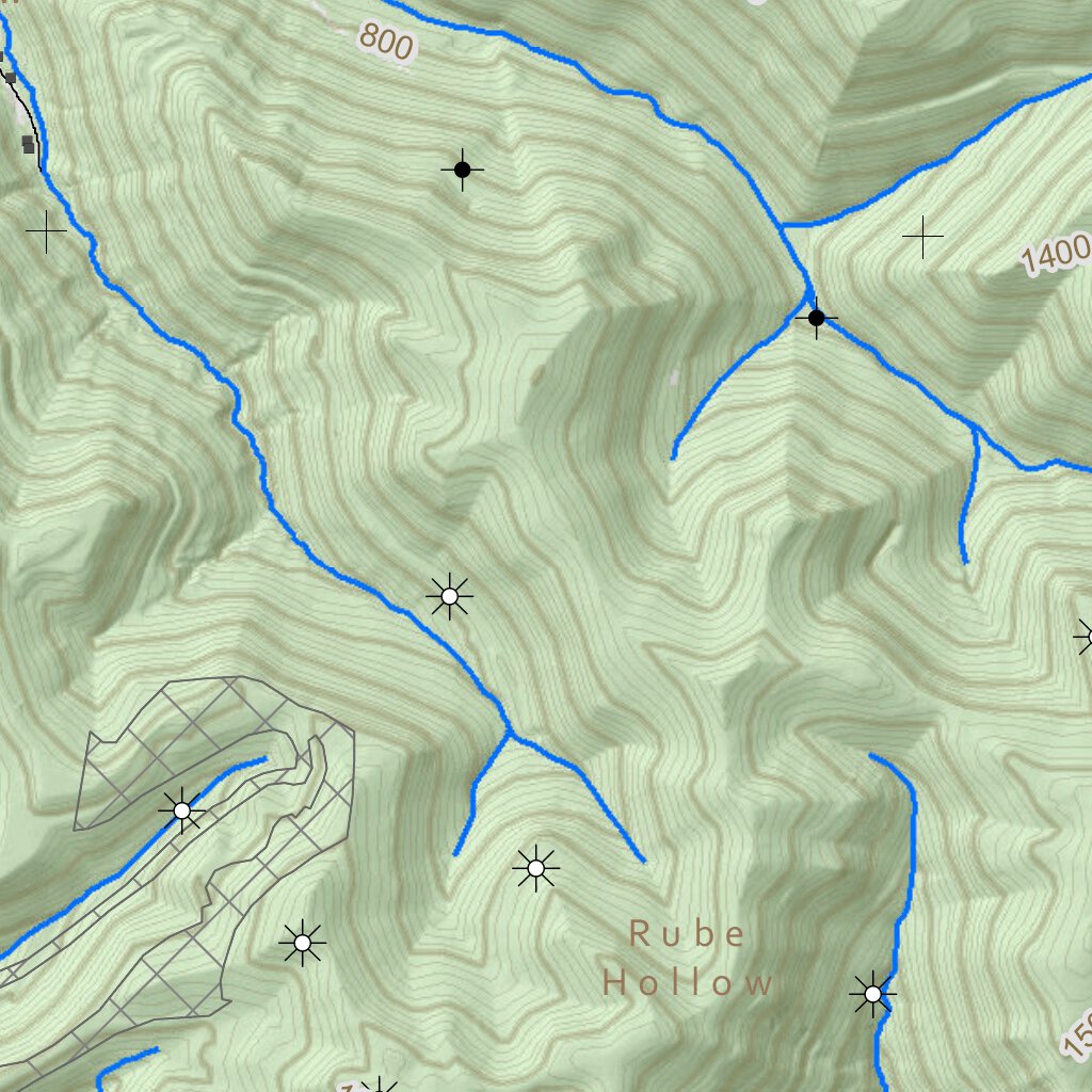 Cedar Grove Quad Topo - WVDNR Map by WV Division of Natural Resources ...