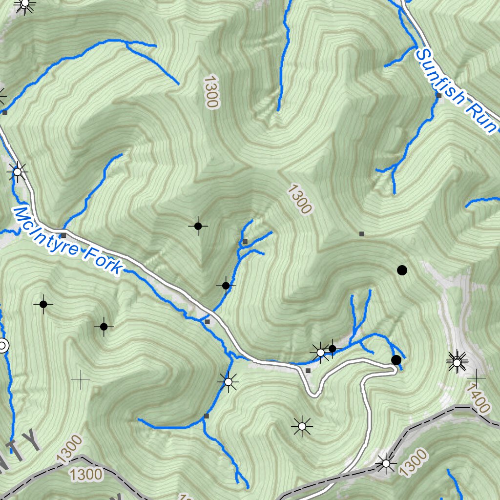 Center Point Quad Topo - WVDNR Map by WV Division of Natural Resources ...