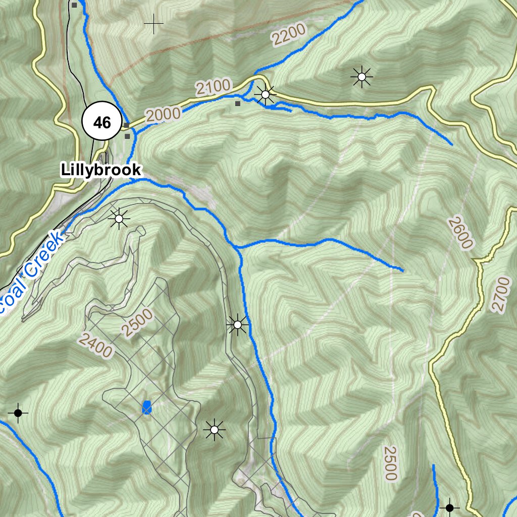 Crab Orchard Quad Topo - WVDNR Map by WV Division of Natural Resources ...