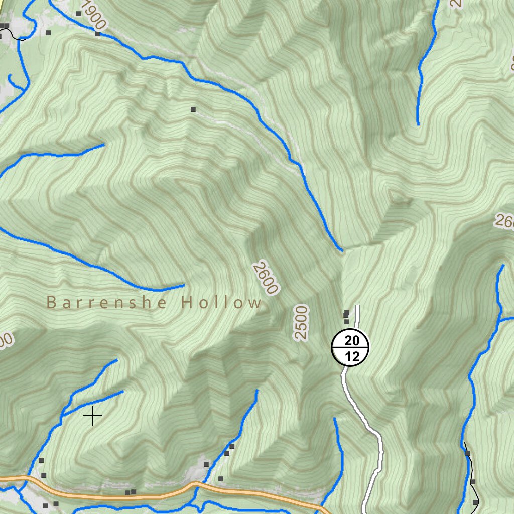 Diana Quad Topo - WVDNR Map by WV Division of Natural Resources ...
