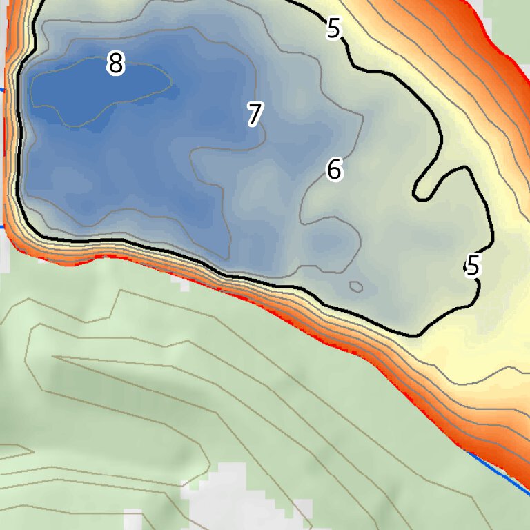 Fairfax Ponds Lake Fishing Guide (Small) Map by WV Division of Natural ...