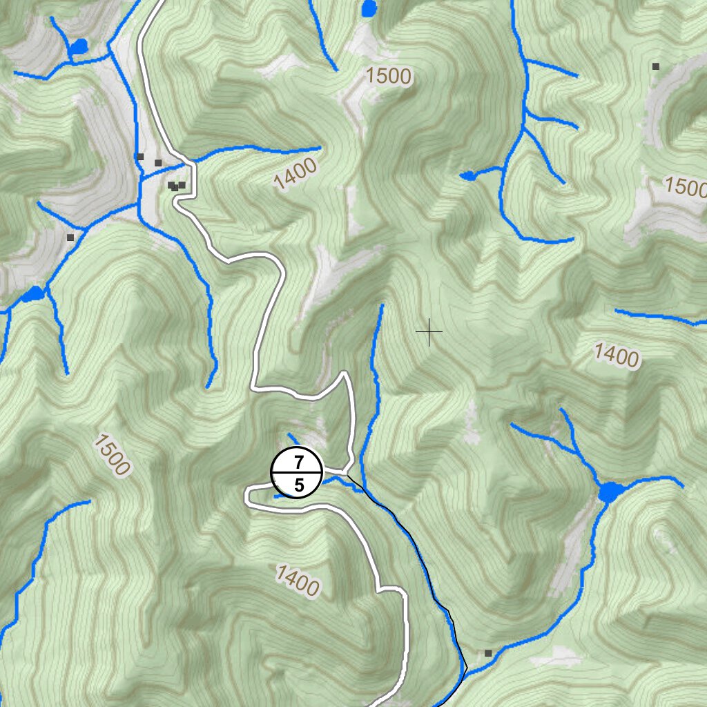 Gassaway Quad Topo - WVDNR Map by WV Division of Natural Resources ...