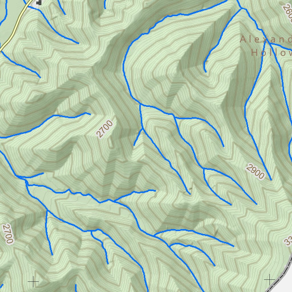 Glace Quad Topo - WVDNR Map by WV Division of Natural Resources ...