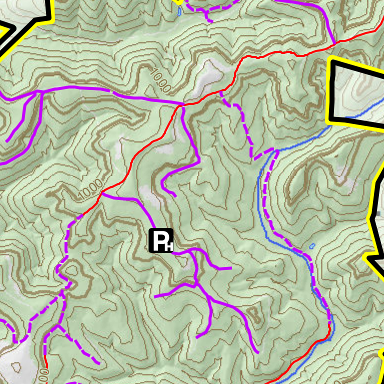 Hughes River Wildlife Management Area Map by WV Division of Natural ...