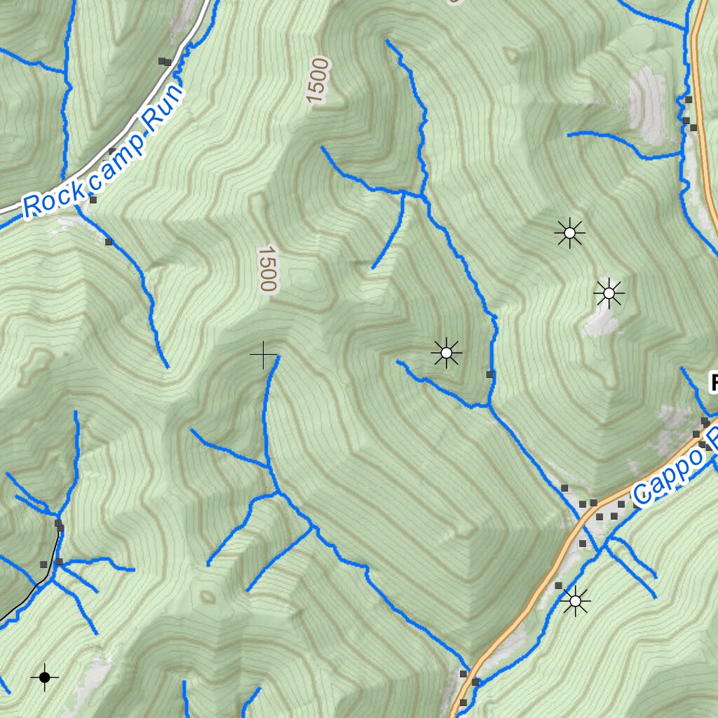 Hundred Quad Topo - WVDNR Map by WV Division of Natural Resources ...