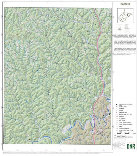 Jackson County, WV Quad Maps - Bundle Map by WV Division of Natural ...