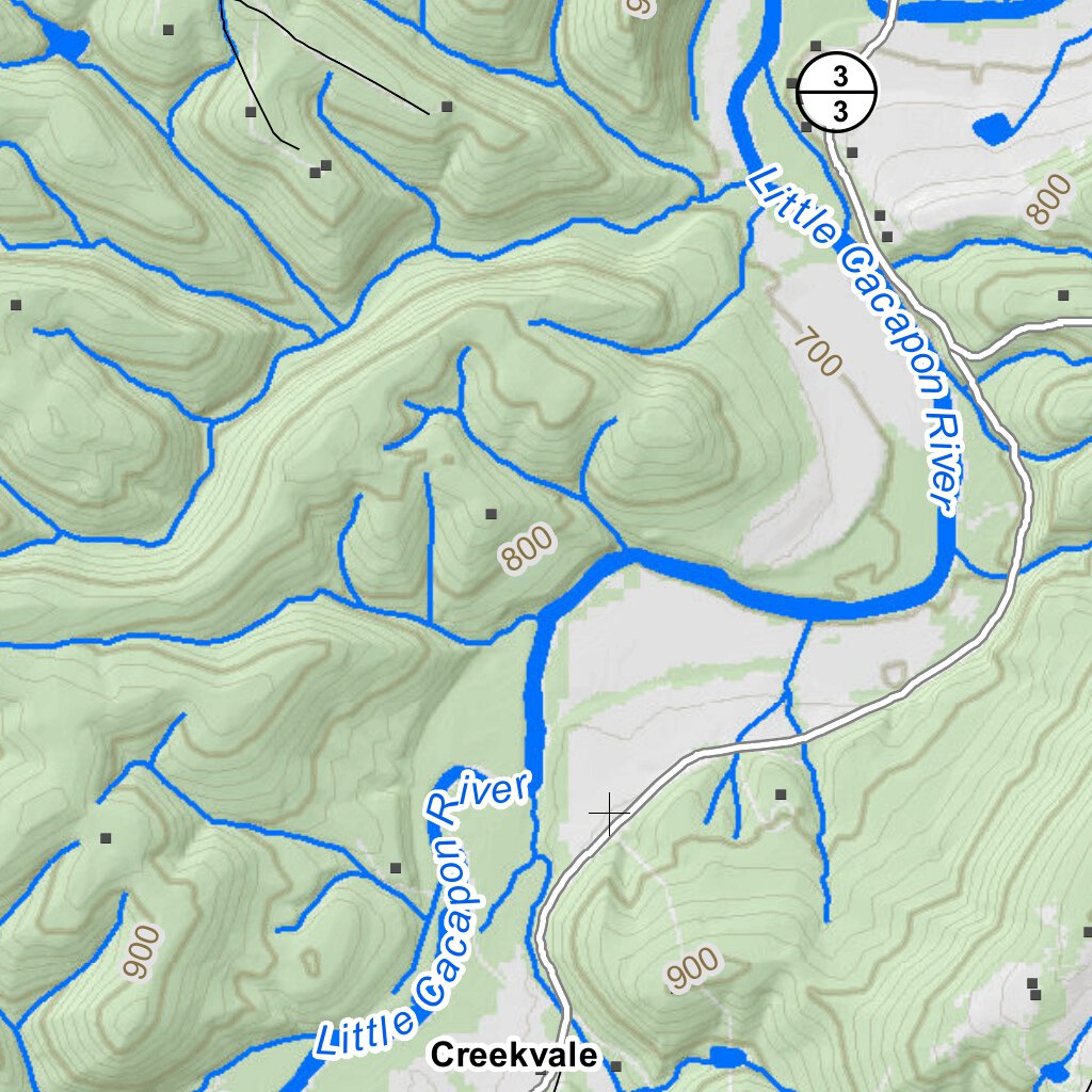Levels Quad Topo - WVDNR Map by WV Division of Natural Resources ...