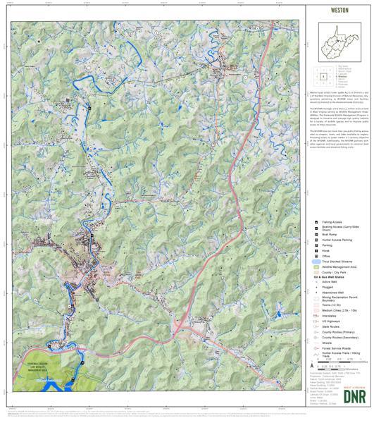 Lewis County, WV Quad Maps - Bundle Map by WV Division of Natural ...