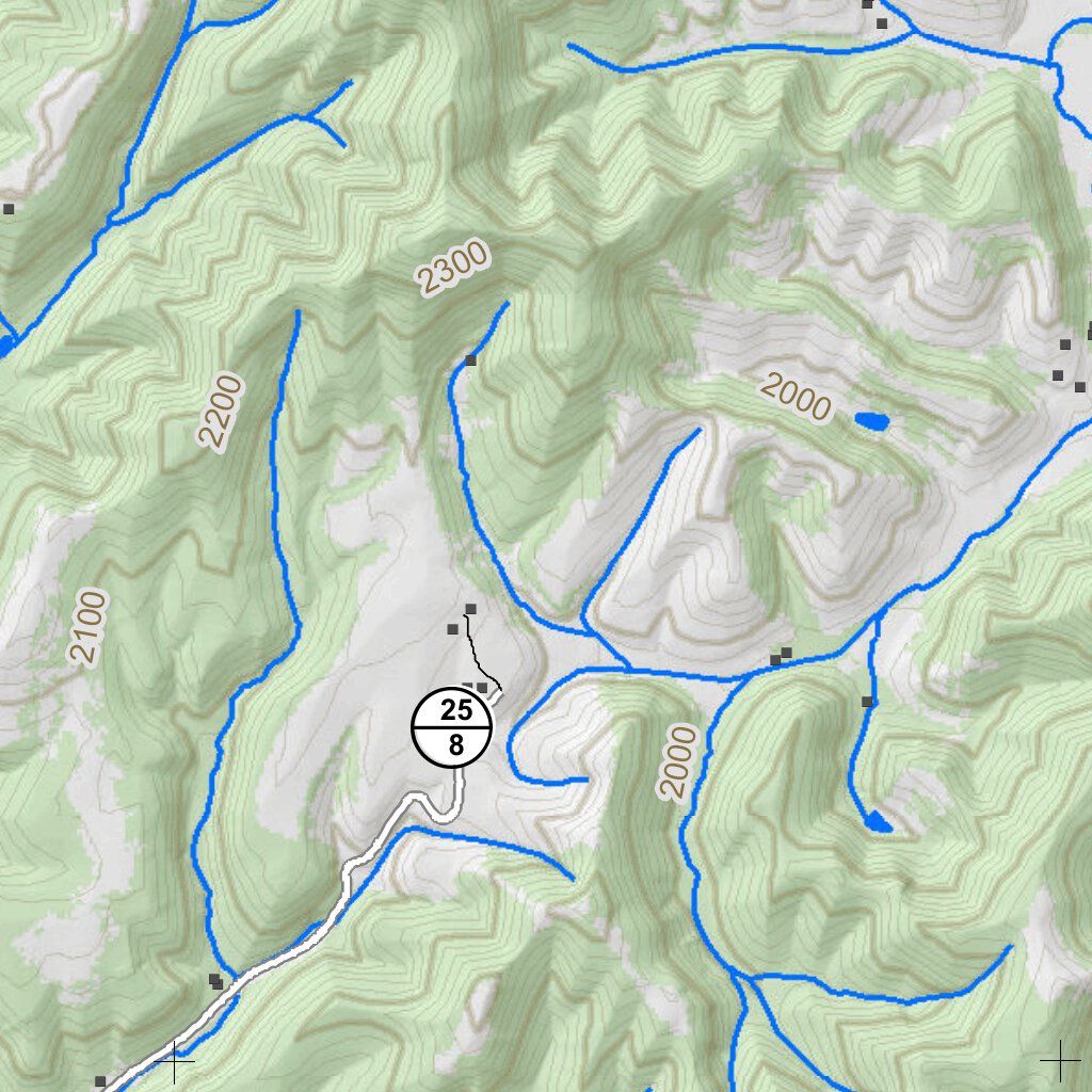 Lindside Quad Topo - WVDNR Map by WV Division of Natural Resources ...