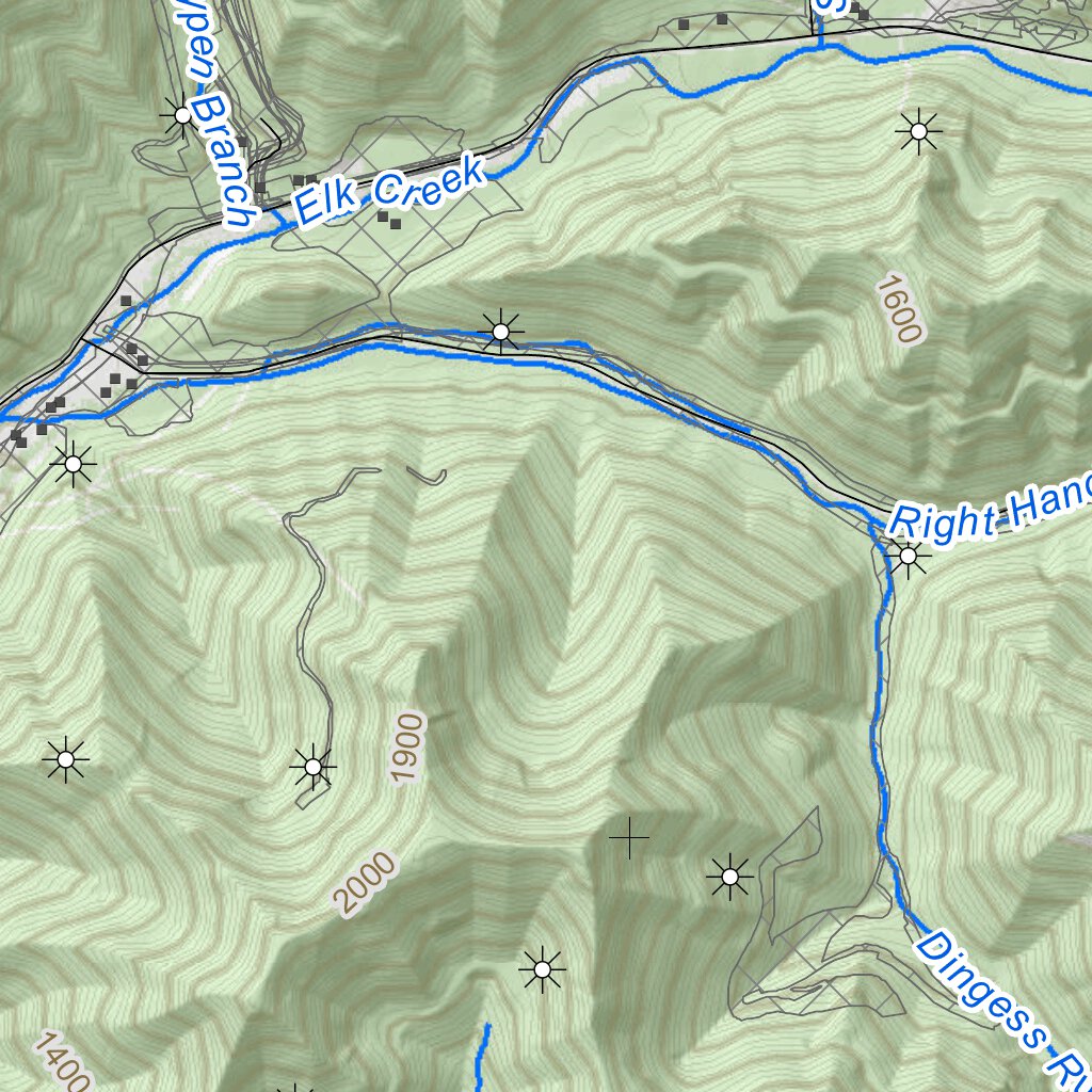 Mallory Quad Topo - WVDNR Map by WV Division of Natural Resources ...